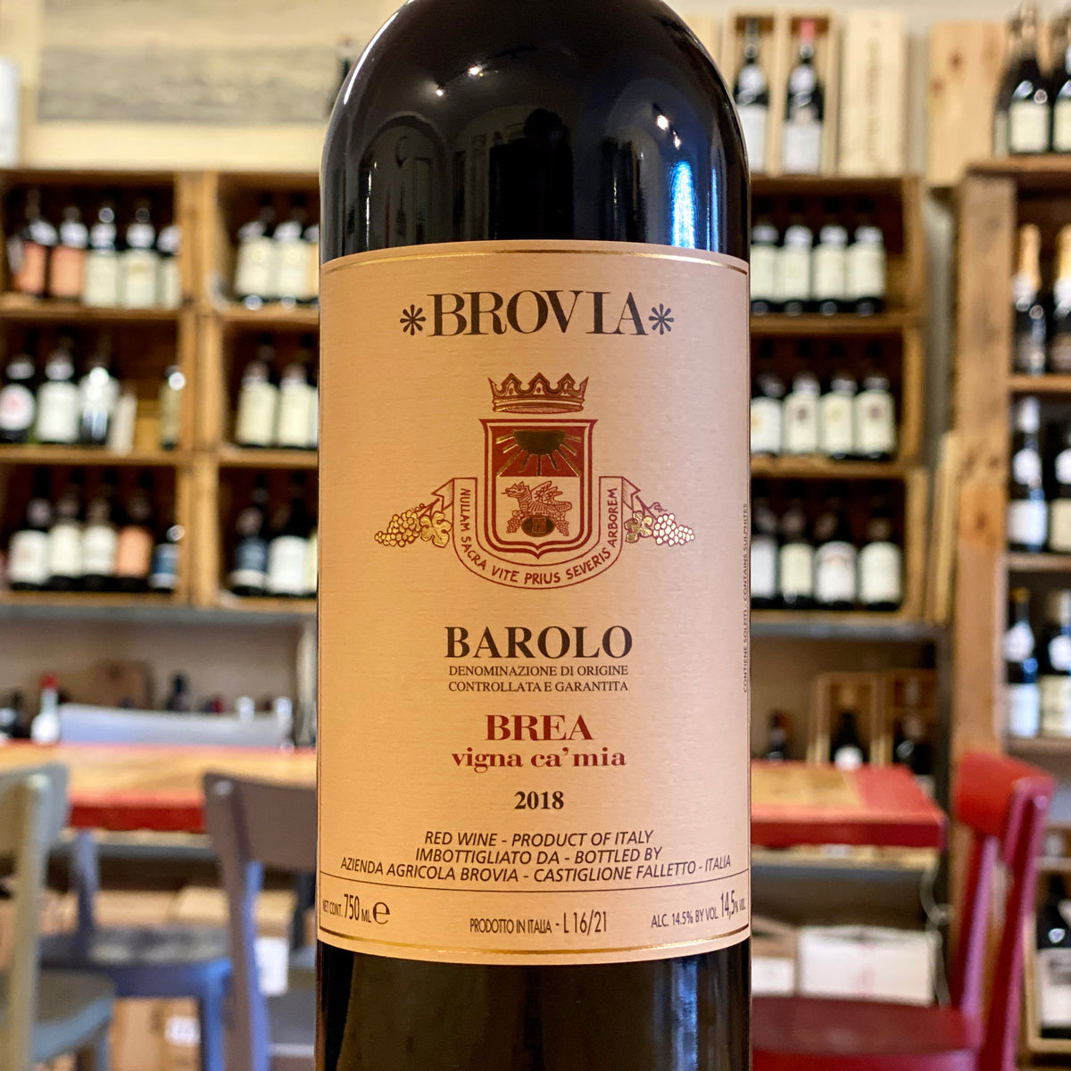Barolo "Brea Vigna Ca' Mia" 2018 Brovia – Enoteca Il Vinoso