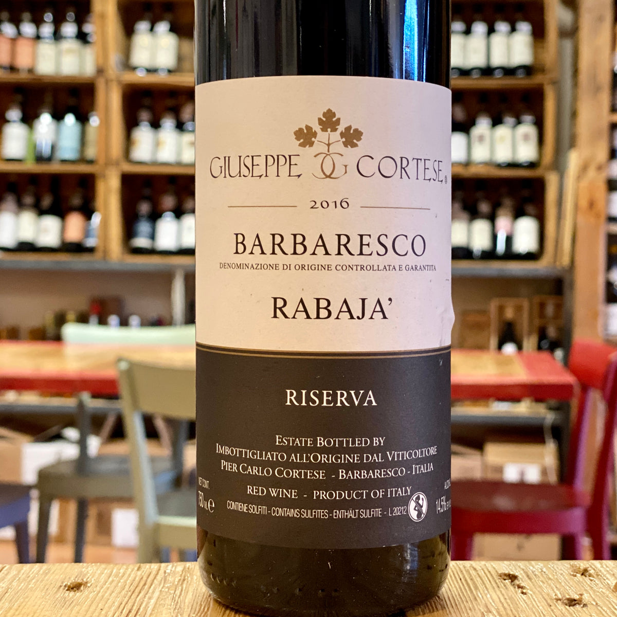 Barbaresco Riserva "Rabaja" 2016 Giuseppe Cortese – Enoteca Il Vinoso